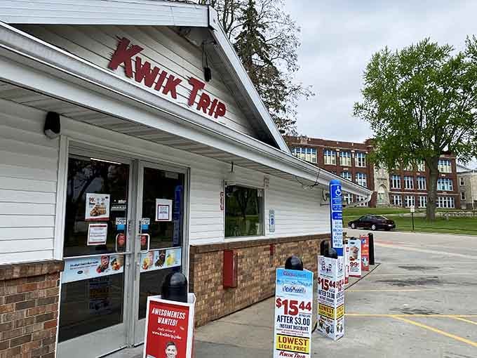 Kwik Trip providing essentials without the drama, because sometimes you just need coffee and snacks without a production number.