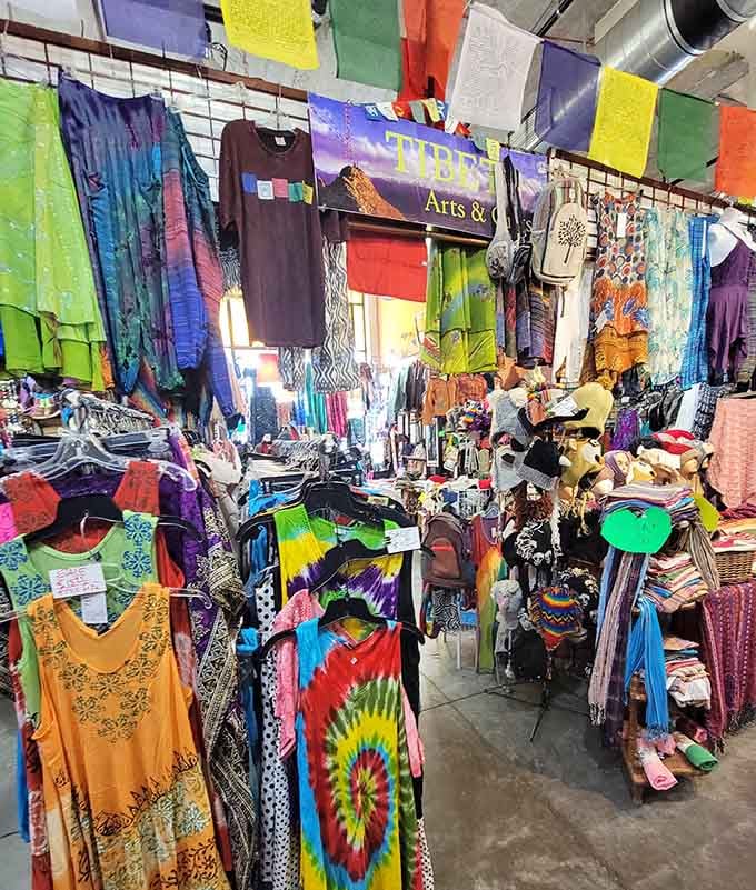 Colorful textiles and handcrafted treasures transport you to distant mountains without the jet lag or altitude sickness.