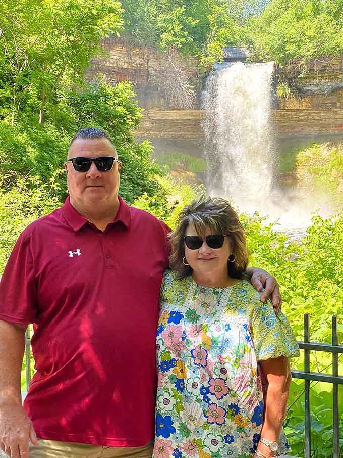 Visitors have been making this same pose for generations, proving some traditions are worth keeping alive.