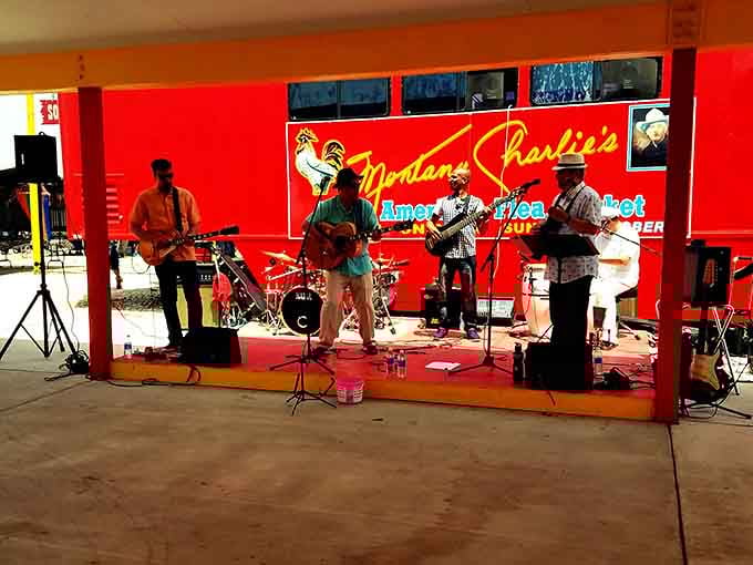 Live music fills the air with rhythm and soul, because shopping is always better with a soundtrack that isn't elevator muzak.