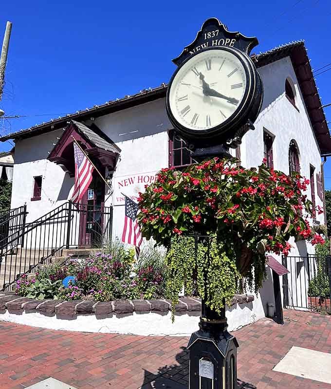A town clock that's been keeping time since 1837, making your smartphone's alarm feel positively juvenile by comparison.