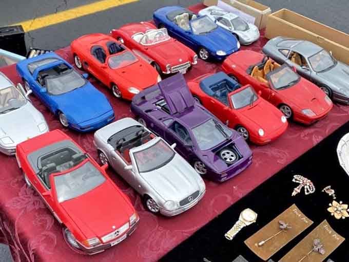 Miniature luxury cars that prove even your desk deserves a fancy parking lot of its own.