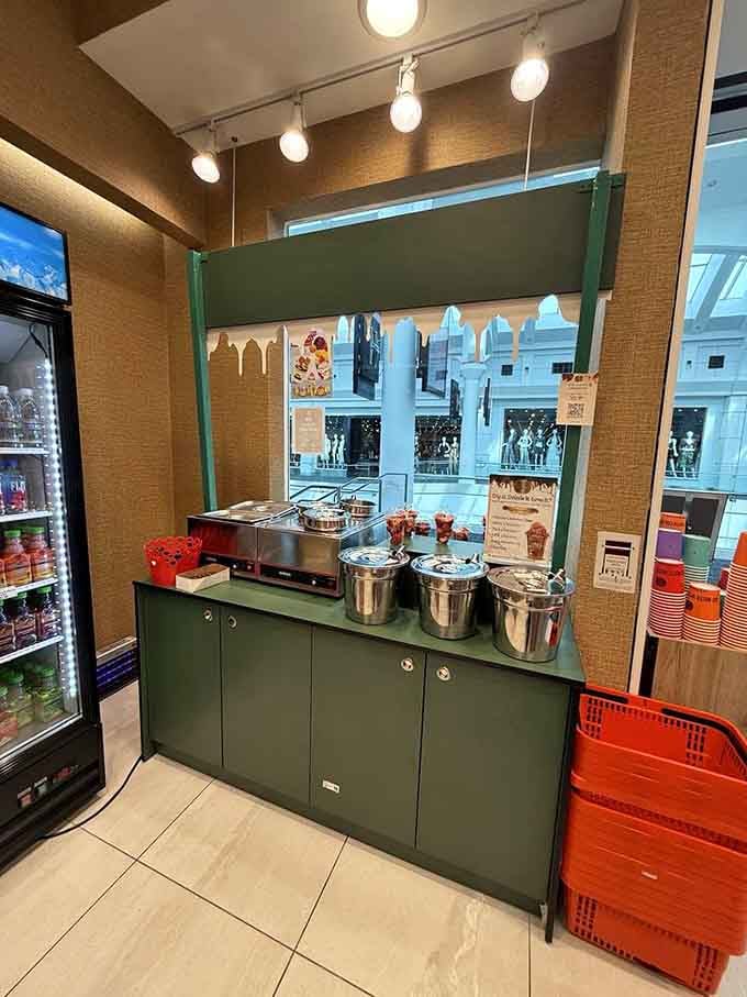 A tasting station where dreams come true and calories mysteriously don't count, or so we tell ourselves anyway.