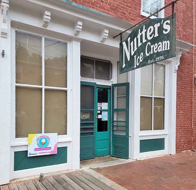 The entrance beckons like a portal to simpler times when ice cream solved most of life's pressing problems.