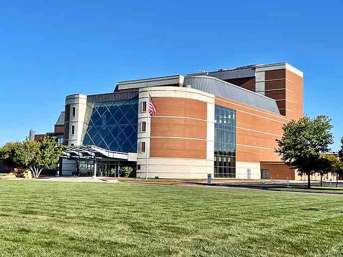 The Carson Center's modern architecture announces that culture lives here, loud and proud.