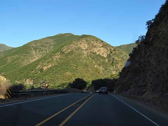 Verdant hillsides prove California's landscape has more costume changes than a Broadway production.