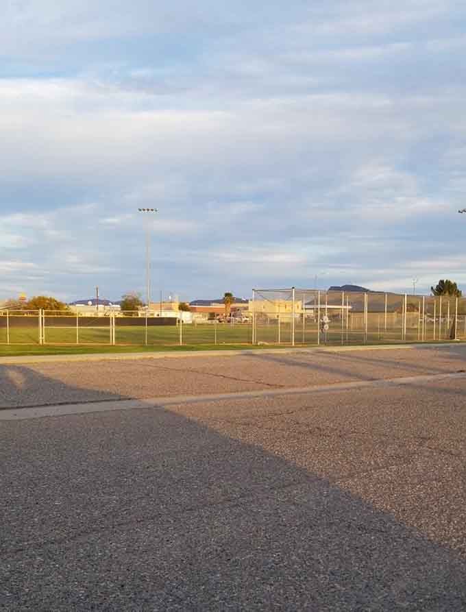 Aaron Hill Field: where local sports happen under that impossibly blue Arizona sky.
