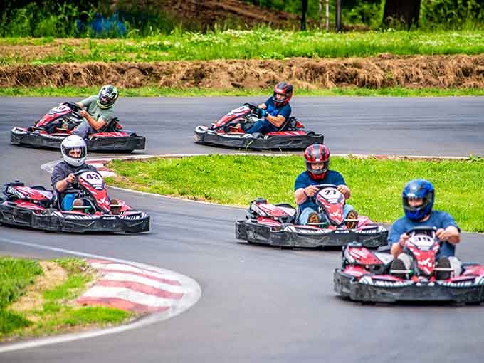 Watch them lean into those corners like pros, proving that racing talent lives in all of us.