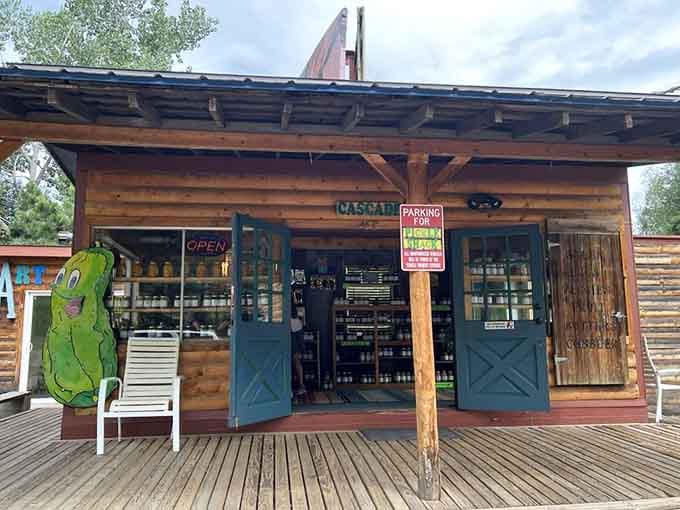 Those turquoise doors swing open to reveal a world where vegetables become stars of the show.