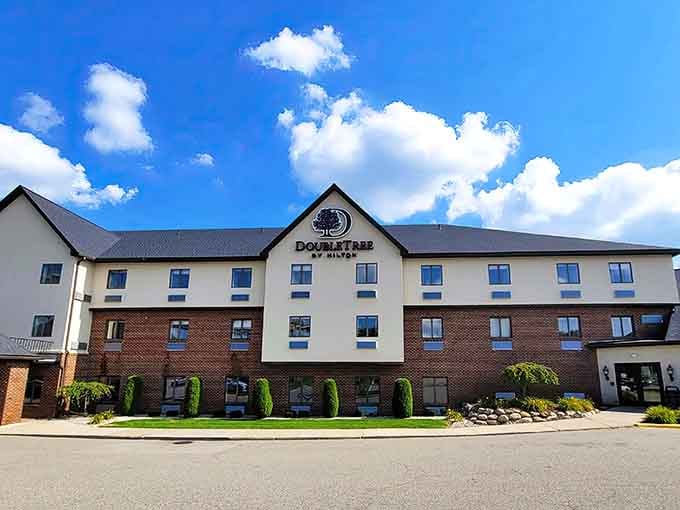 DoubleTree by Hilton showing that Port Huron welcomes visitors who appreciate waterfront views without waterfront mortgage payments.