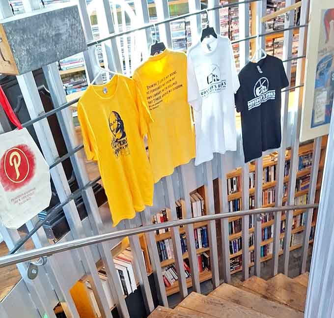 Bookstore merchandise lets you wear your literary love proudly, like band t-shirts but for people with library cards.