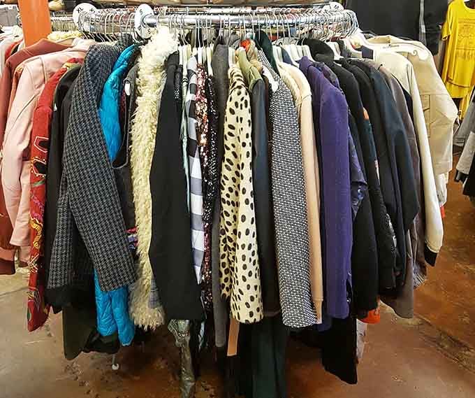 Leopard print nestled between solid colors like the fashion rebel who showed up to the conservative family reunion.