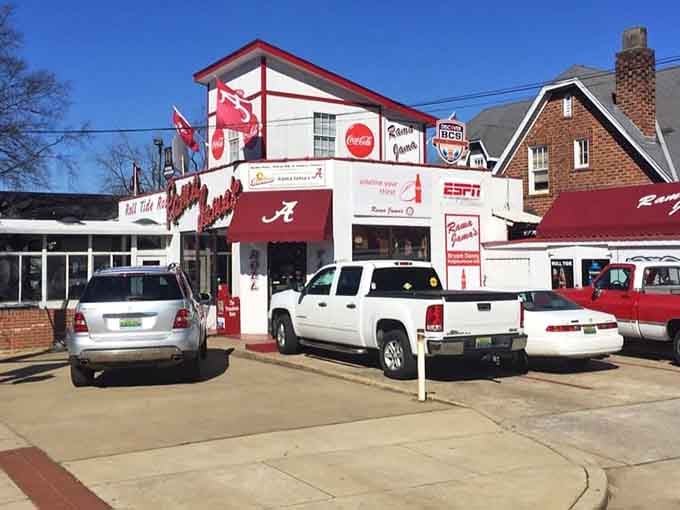 The parking lot fills up faster than stadium seats on game day, which tells you everything about this place's local reputation.