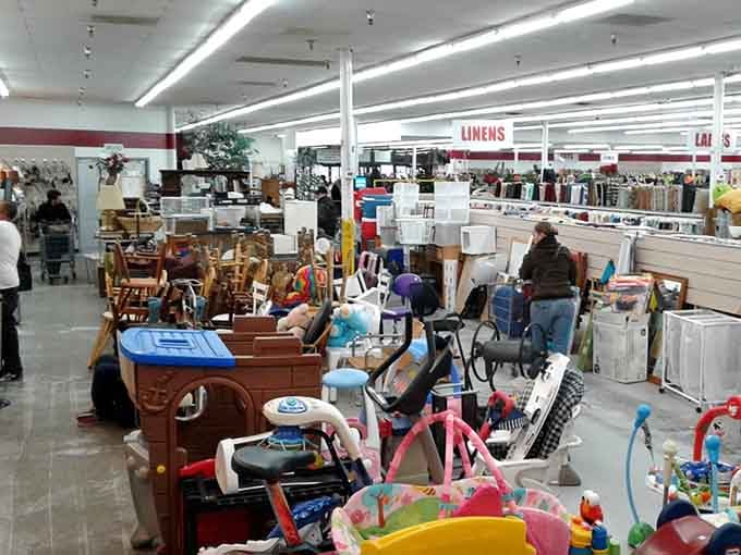 Organized chaos at its finest, where yesterday's castoffs become tomorrow's perfect finds for someone new.