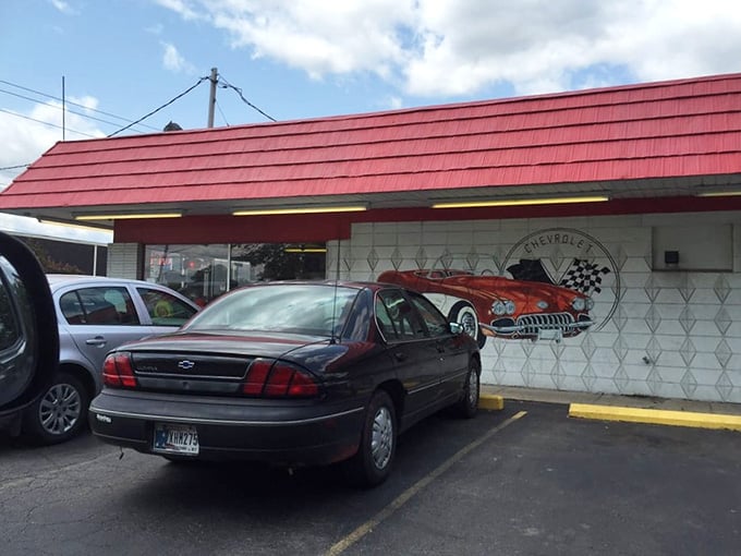 The parking lot fills up fast because word travels when biscuits and gravy are this legendary.