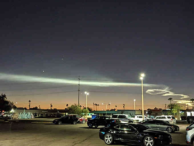 Even the parking lot looks inviting, which is saying something for a shopping center in Arizona.