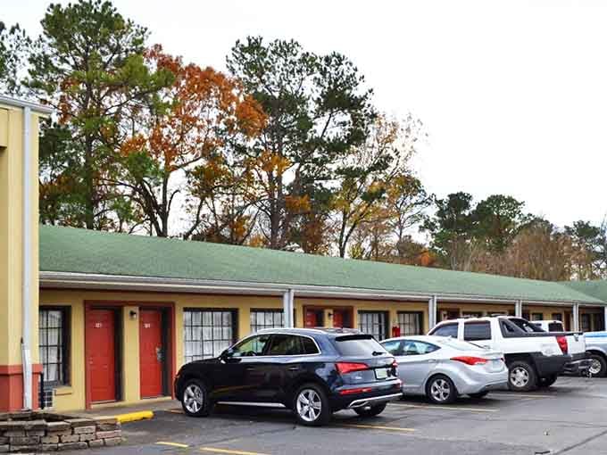 Budget Inn offers clean, affordable lodging for visitors discovering why Russellville residents never want to leave town.