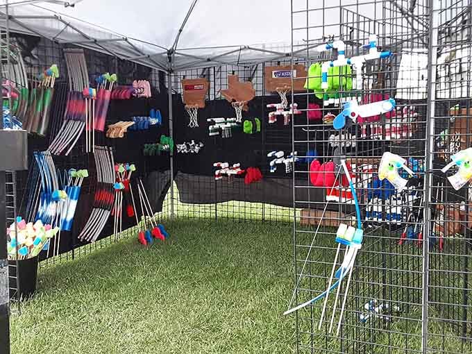 Colorful toy archery sets bringing outdoor fun to a new generation of backyard adventurers and aspiring Robin Hoods.