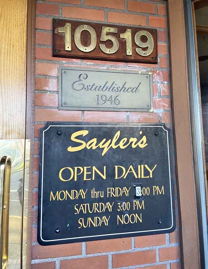 Open daily with generous hours, because steak cravings don't follow a strict schedule, do they?
