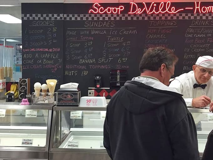 Friendly faces behind the counter scoop your ice cream with the care it truly deserves and demands.