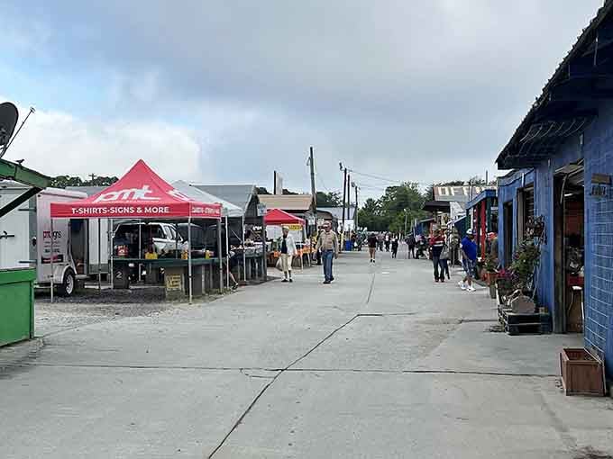 Tents and tables transform parking lots into possibility, where every vendor has stories worth hearing over coffee.