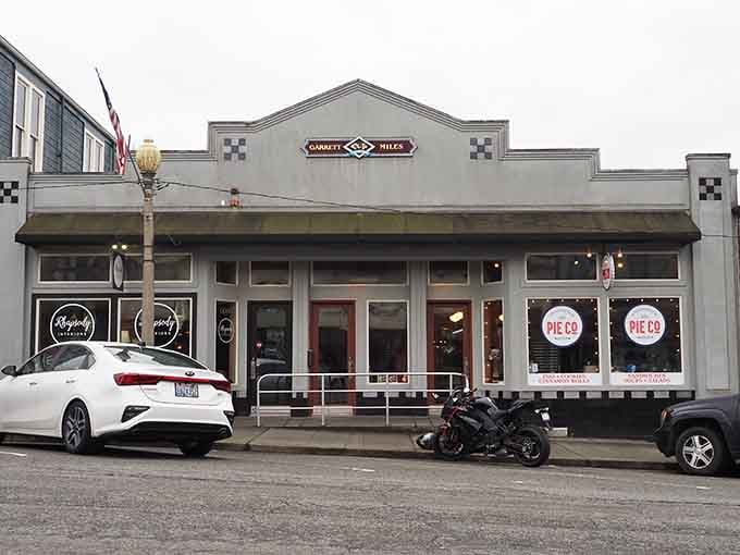 Garrett Mills building stands as testament to when commercial architecture meant something more than just another generic strip mall box.