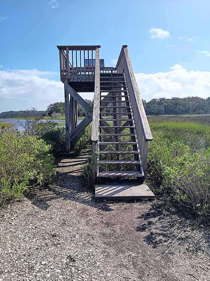 Climb these stairs for panoramic views that'll make your knees forgive you for the effort required.