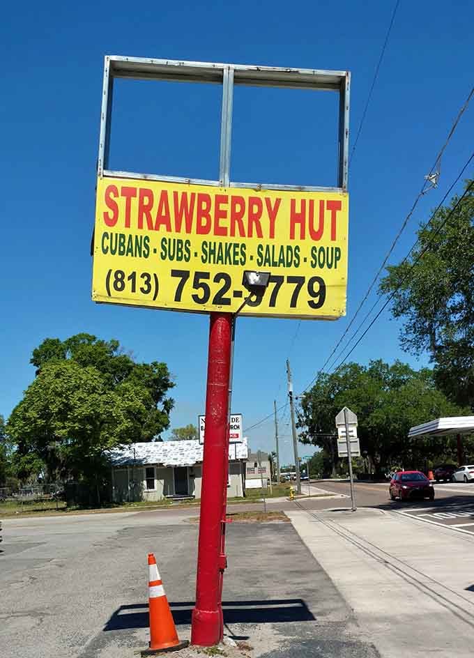 This roadside sign has guided hungry pilgrims to sandwich salvation since Plant City became Cuban sandwich central.