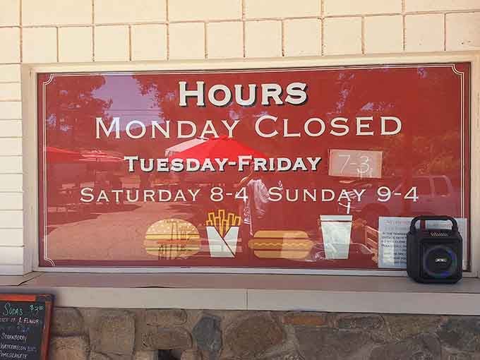 Closed Mondays, so plan accordingly&mdash;even burger wizards need a day off to recharge their grilling powers.