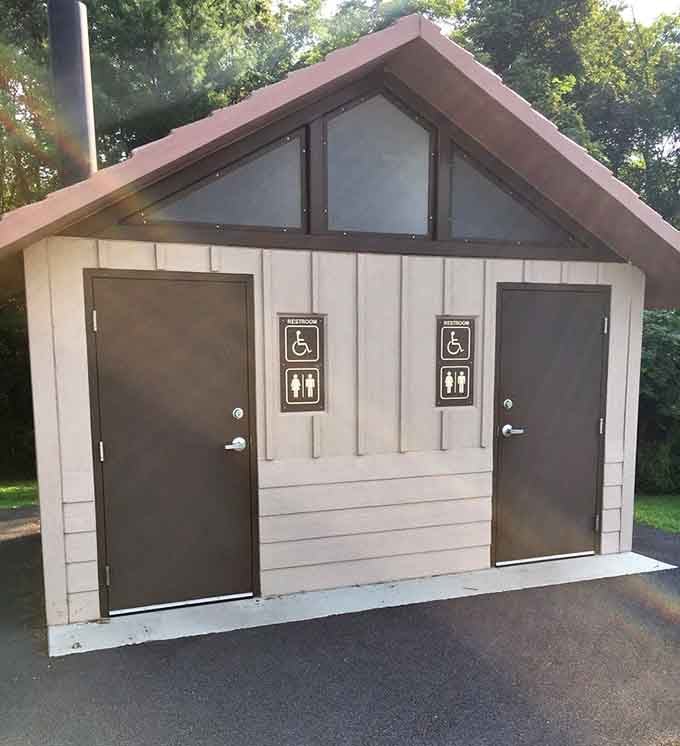 Modern conveniences meet wilderness needs, proving that roughing it doesn't mean suffering unnecessarily out here.