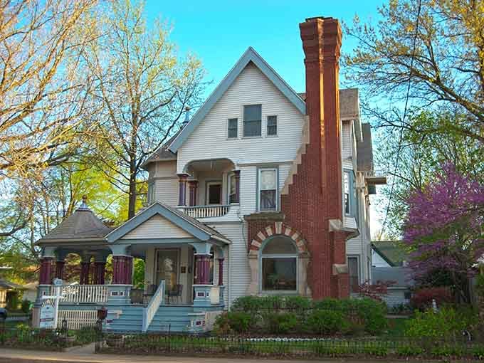 This Victorian beauty with its distinctive chimney proves bed and breakfasts should always have architectural personality to match their hospitality.