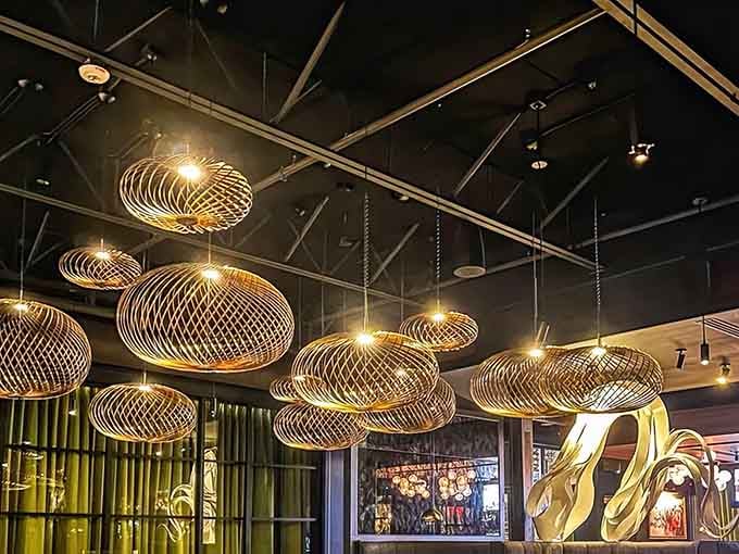 Modern design meets warm hospitality in a space that somehow manages to feel both impressive and inviting at once.