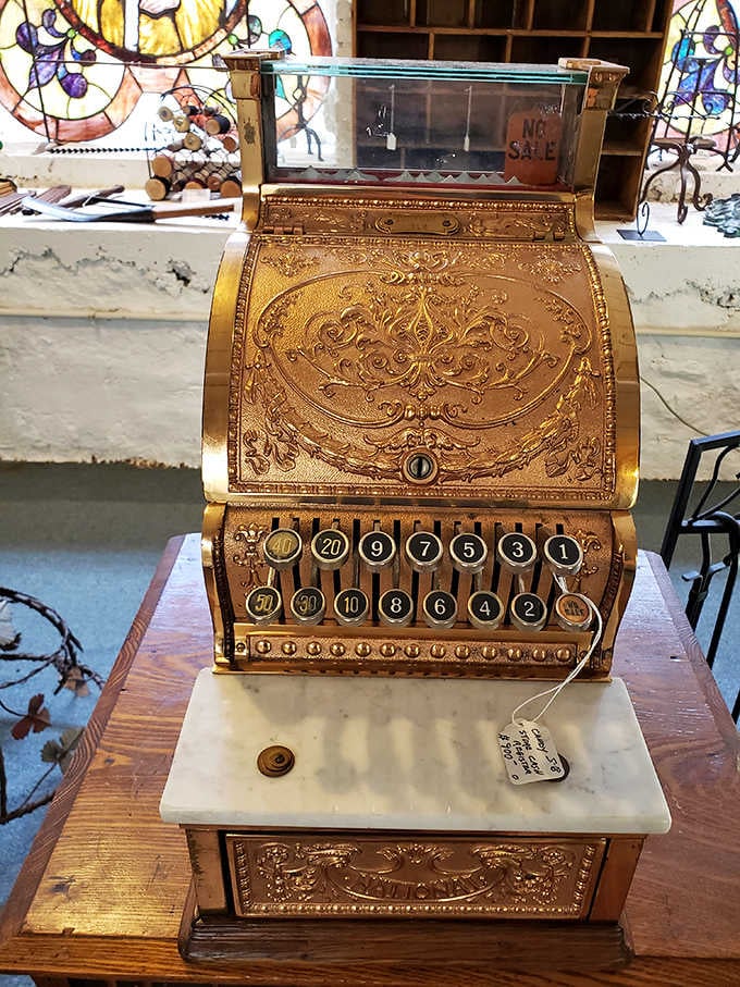 This ornate cash register is fancier than most people's wedding rings and probably built better than your car.
