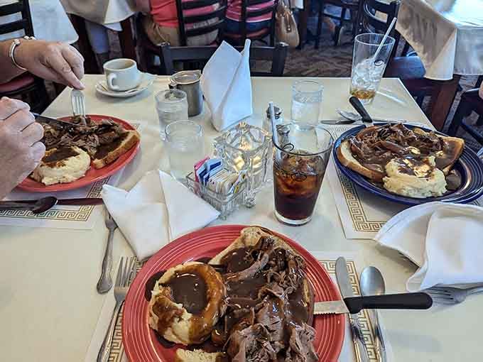 When dessert plates outnumber the diners, you know someone's making excellent decisions about portion control, or lack thereof.