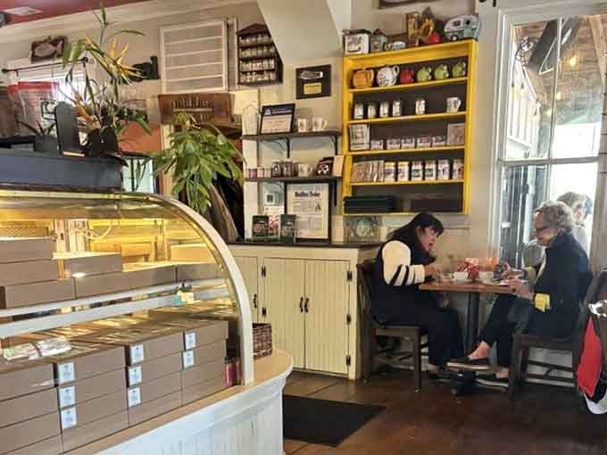 Real diners enjoying real conversations over real food is exactly the kind of authentic scene that makes restaurants feel like home.