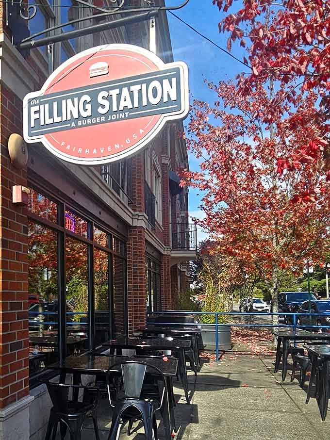 Outdoor seating means you can enjoy your burger with a side of fresh Bellingham air and street scene entertainment.