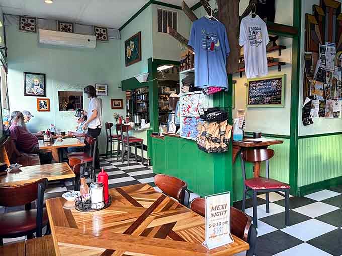 Every corner reveals another quirky detail, from vintage finds to local art that gives this place undeniable character.