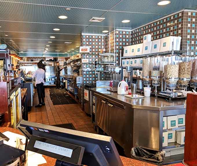 Behind the scenes where the magic happens, clean and organized like a well-run kitchen should be.