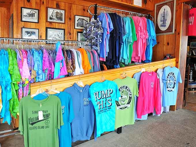 Colorful merchandise lets you take a piece of island life home, because memories deserve souvenirs too.