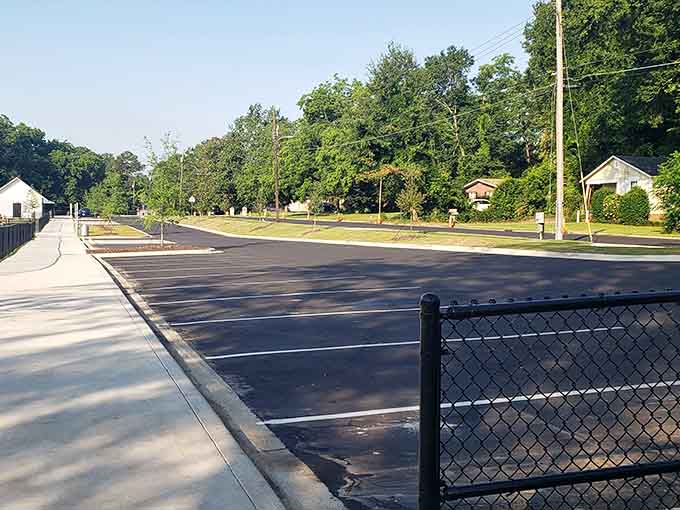 Ample parking spaces welcome families from near and far to experience this remarkable community treasure.