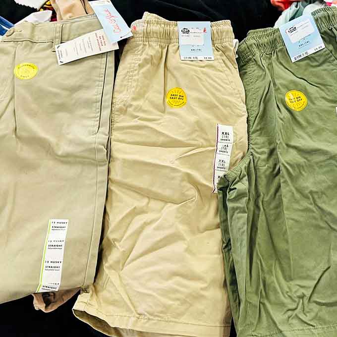 Brand-new shorts still tagged and ready for summer, no department store markup required here.