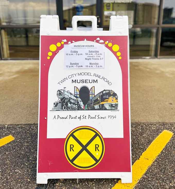 Operating hours posted clearly outside, because missing out on this experience would be a genuine tragedy indeed.