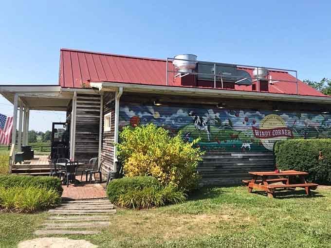 Outdoor seating for those perfect Kentucky mornings when you want your biscuits with a side of fresh air.