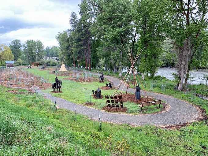 The riverside sculpture garden blends art with nature in ways that make you appreciate both human creativity and natural beauty equally.