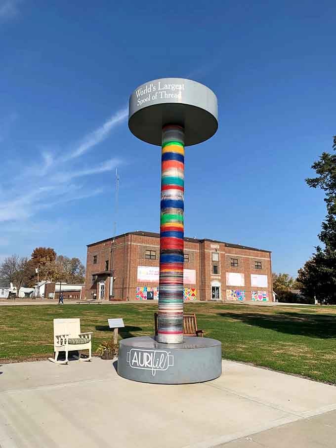 Even the rocking chairs seem to appreciate the view, offering front-row seats to Hamilton's proudest achievement.
