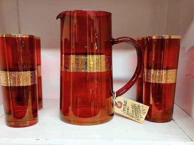 Mid-century glassware sets that made every cocktail hour feel like a scene from Mad Men.