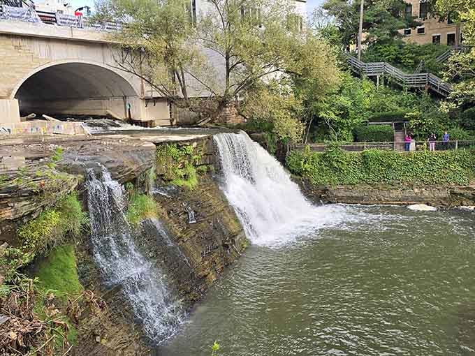The Chagrin Falls waterfall puts on a show that never gets old, no matter how many times you visit.
