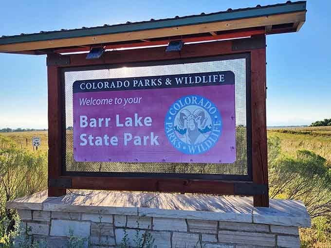 Welcome to Barr Lake State Park, where your unexpected wildlife adventure begins just outside Brighton, Colorado.