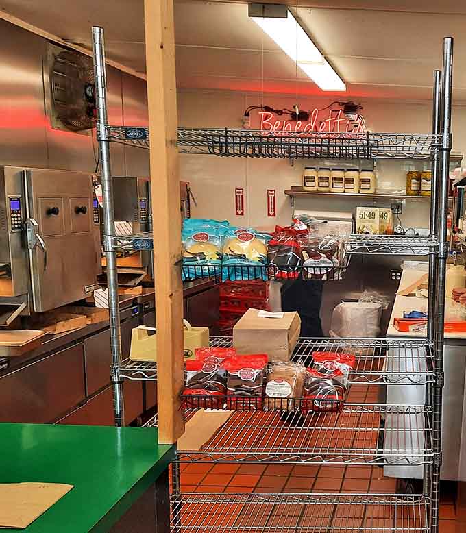 Shelves stocked with chips and snacks, ready to accompany your main event or provide backup reinforcements.