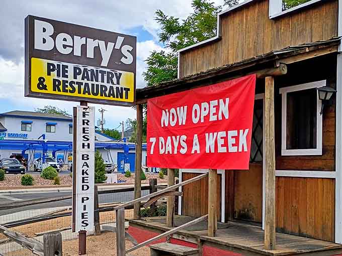 Now Open 7 Days a Week might be the best news you'll hear all month for pie lovers.